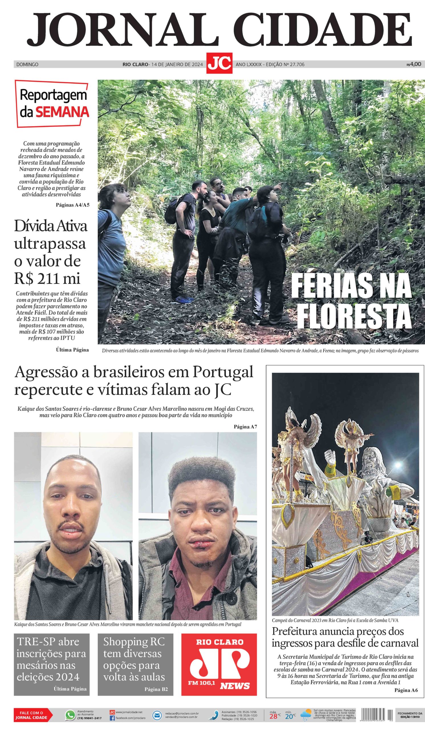 JORNAL CIDADE 14 DE JANEIRO DE 2024 - Jornal Cidade RC