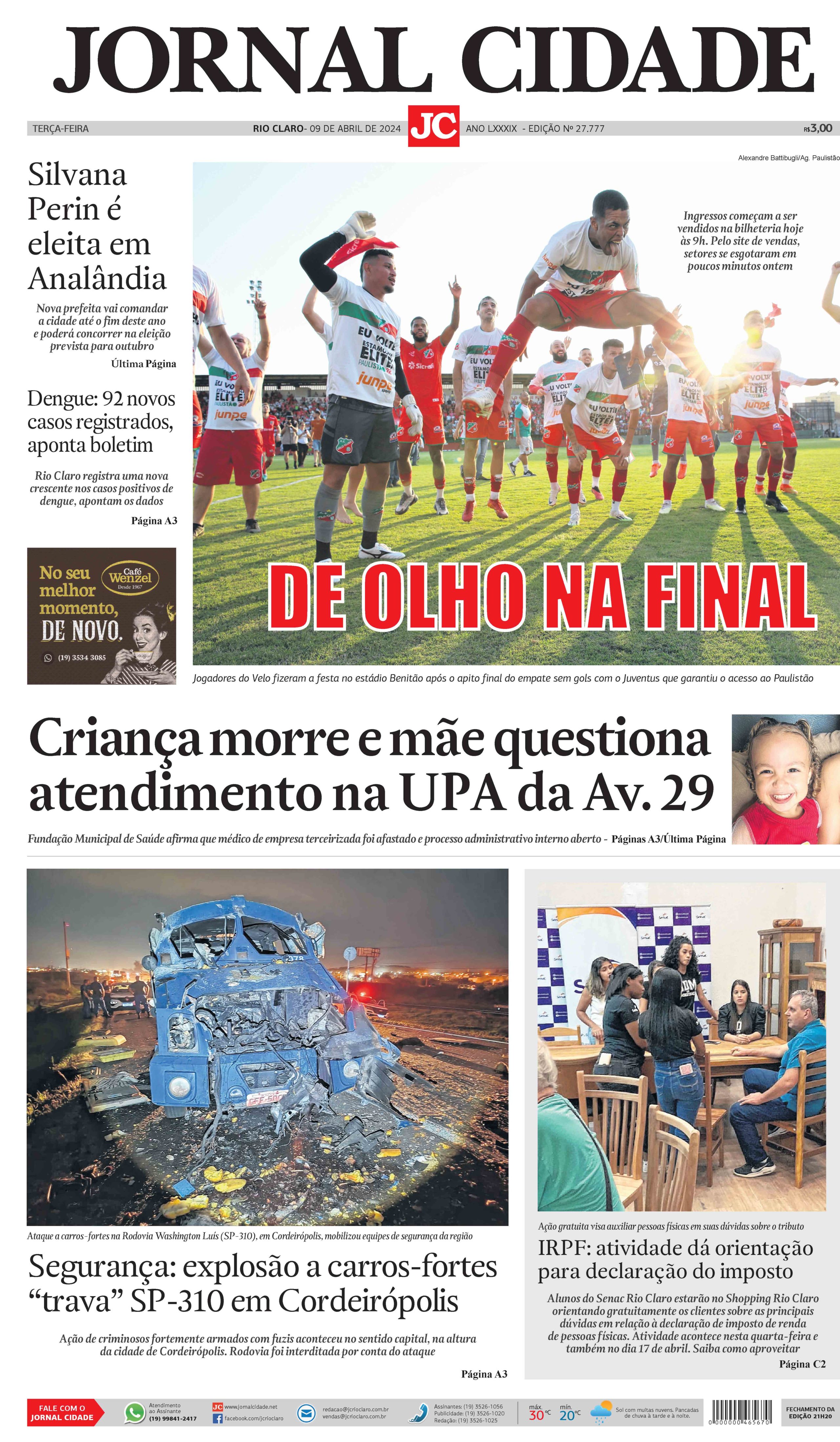 JORNAL CIDADE 09 DE ABRIL DE 2024 - Jornal Cidade RC