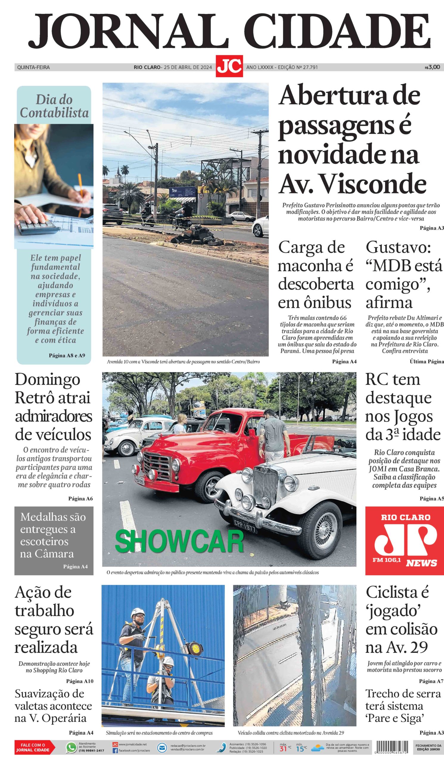 JORNAL CIDADE 25 DE ABRIL DE 2024 - Jornal Cidade RC