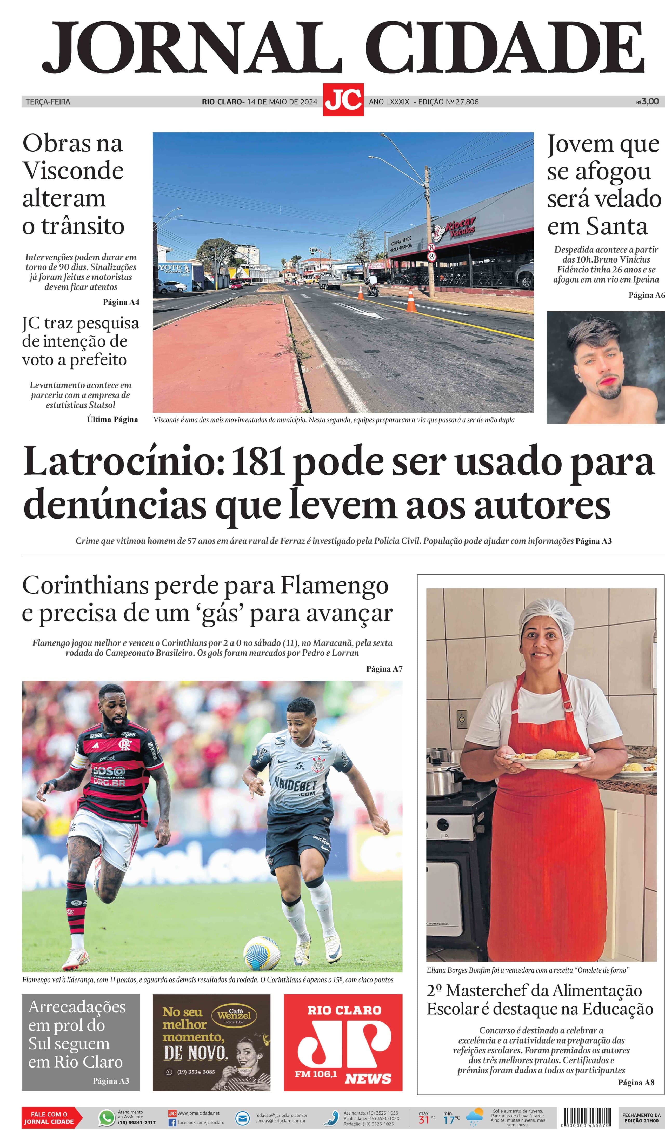 JORNAL CIDADE 14 DE MAIO DE 2024 - Jornal Cidade RC