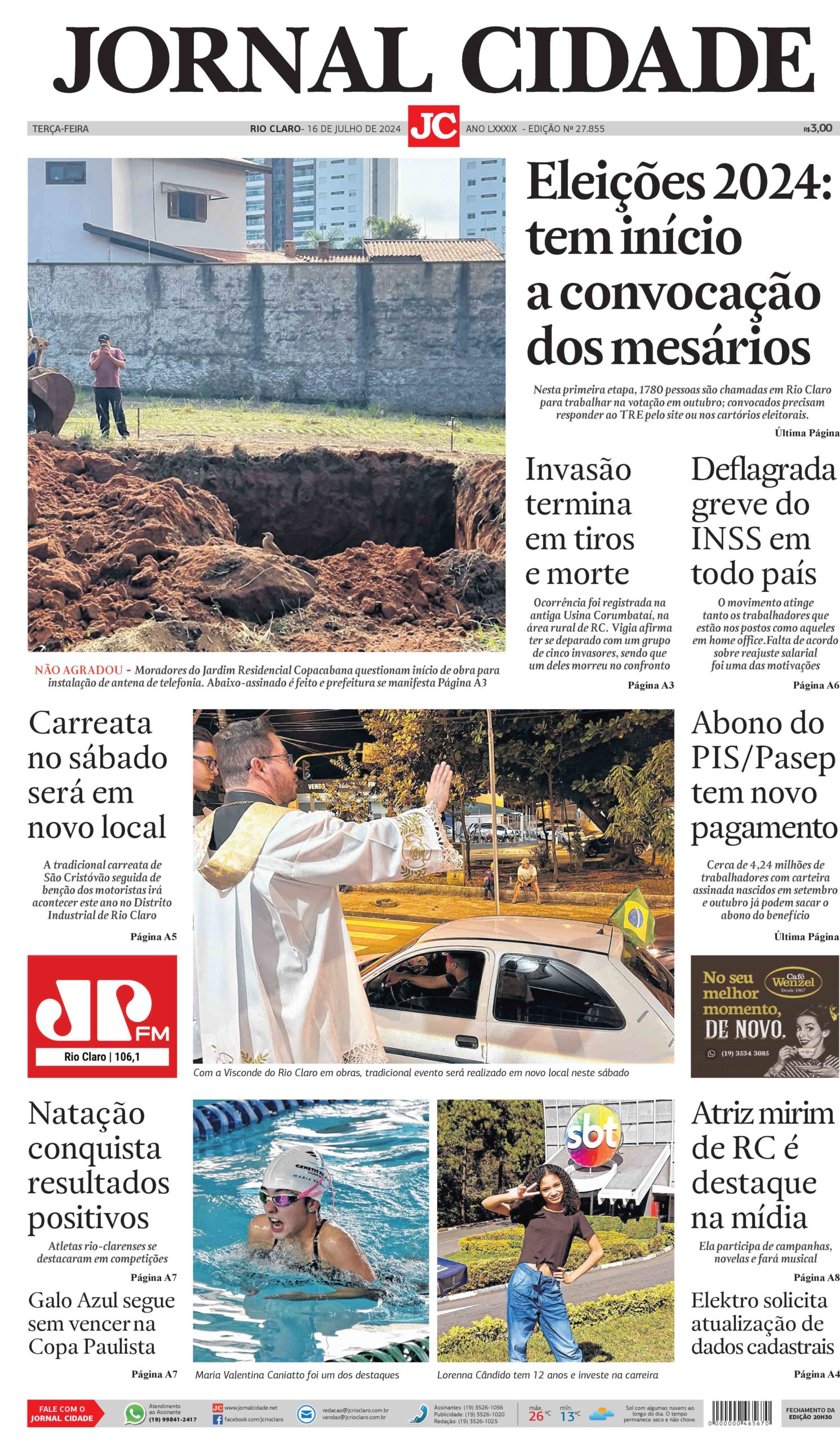 JORNAL CIDADE 16 DE JULHO DE 2024 - Jornal Cidade RC