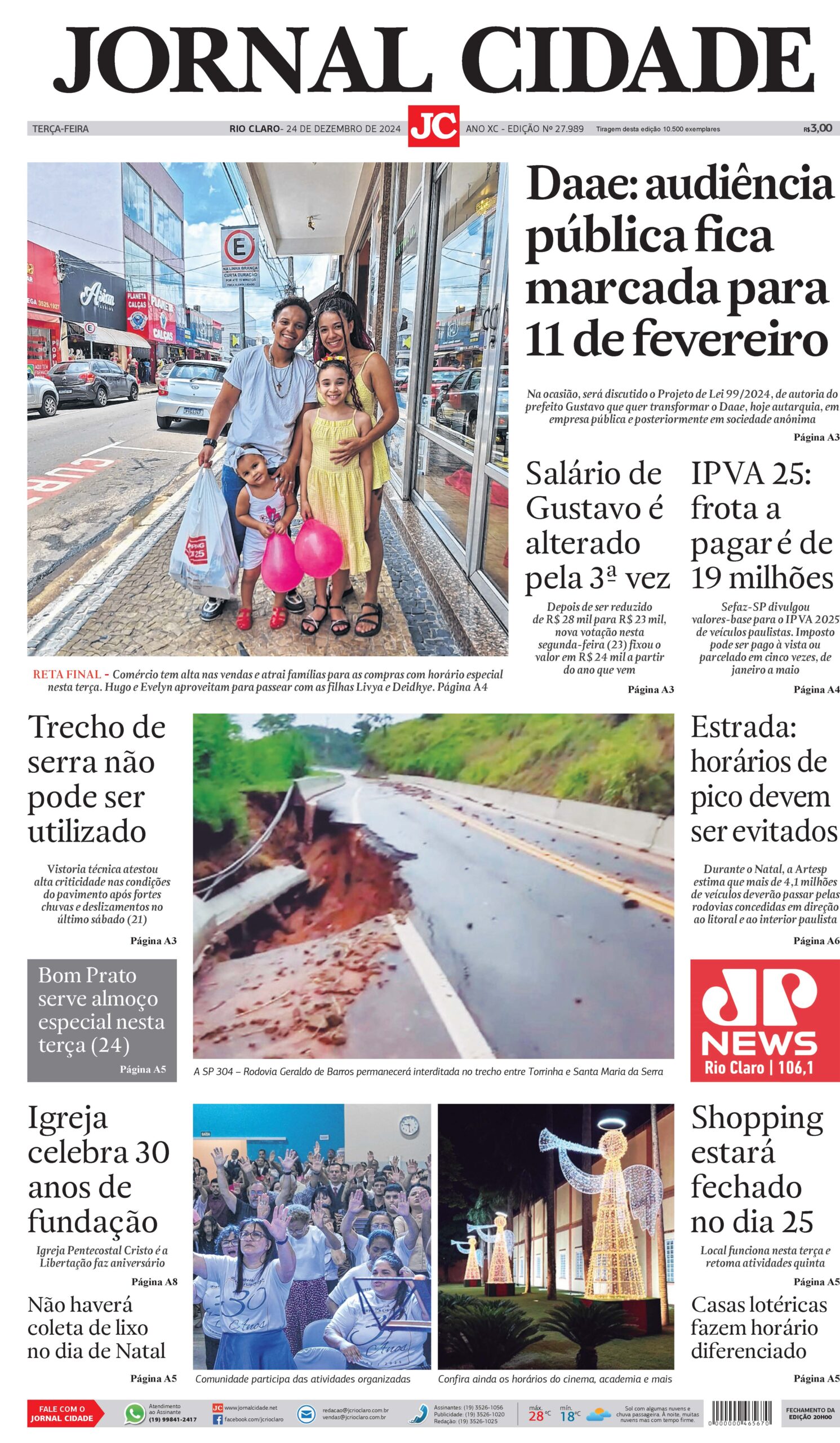 JORNAL CIDADE 24 DE DEZEMBRO DE 2024 - Jornal Cidade RC