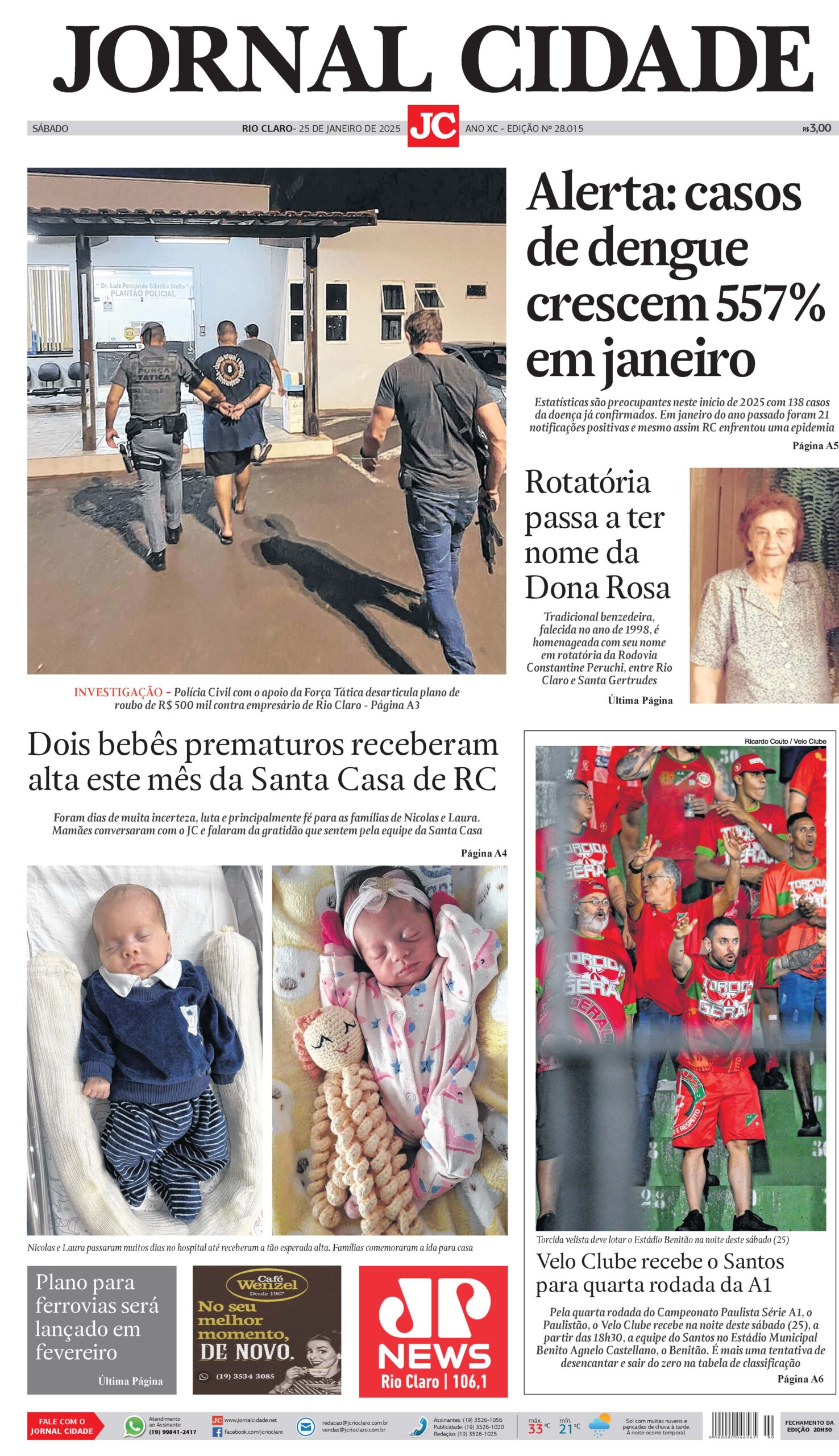 JORNAL CIDADE 25 DE JANEIRO DE 2025 - Jornal Cidade RC
