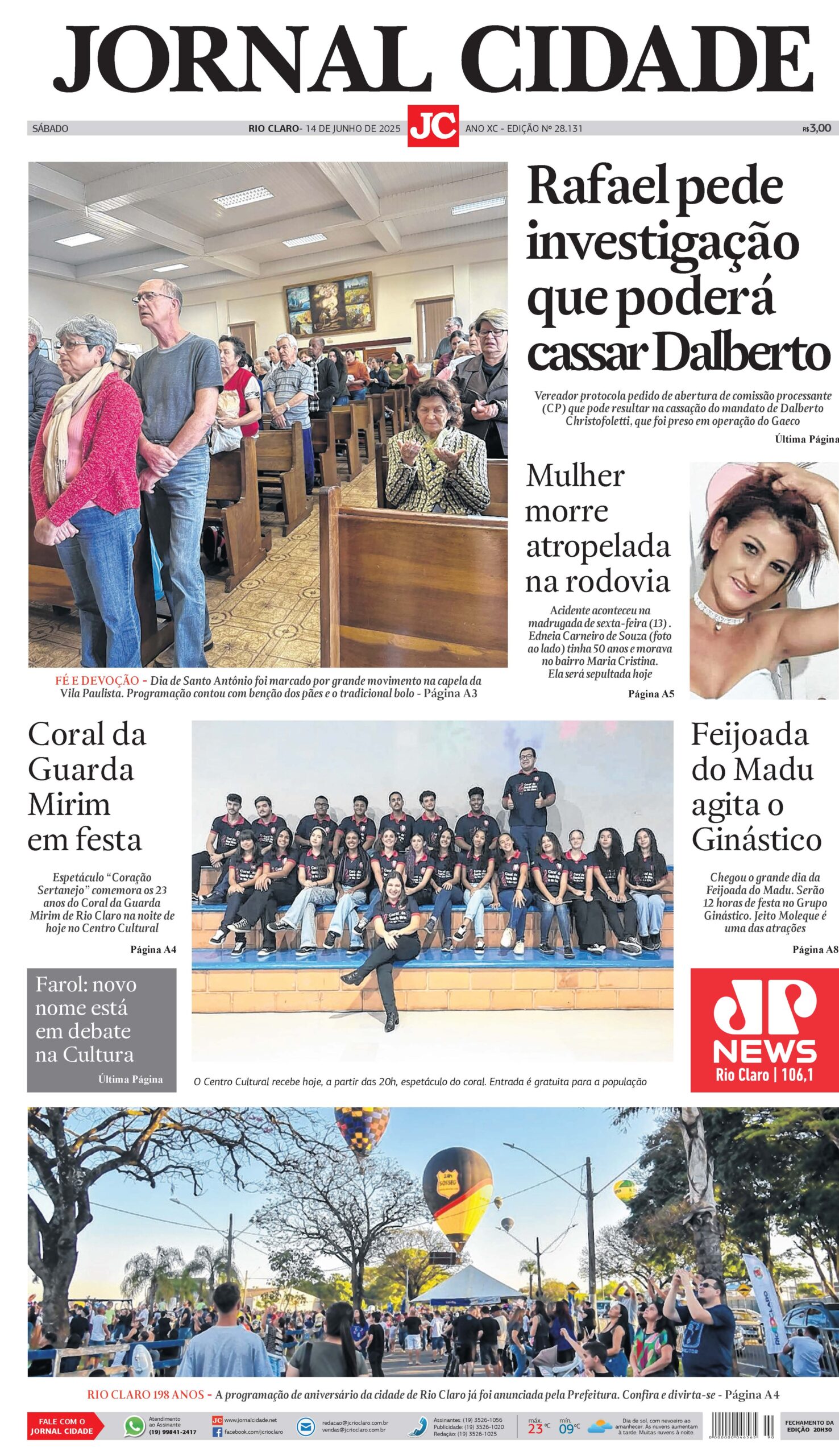 JORNAL CIDADE 14 DE JUNHO DE 2025 - Jornal Cidade RC